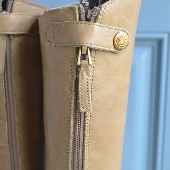 Sam Edelman | Shoes | Sam Edelman Taupe Penny Leather Riding Boots ...